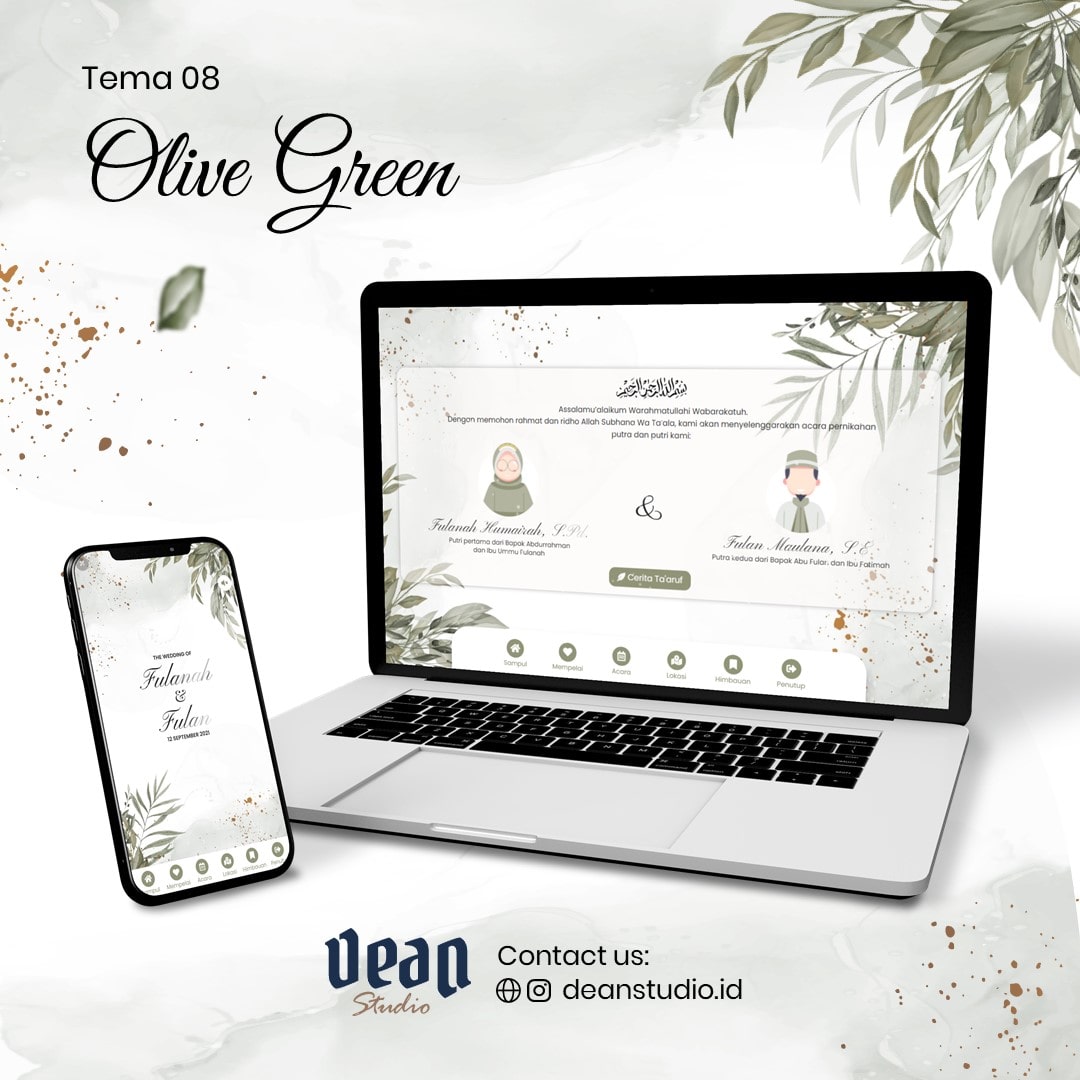 Katalog Undangan Website - Dean Studio